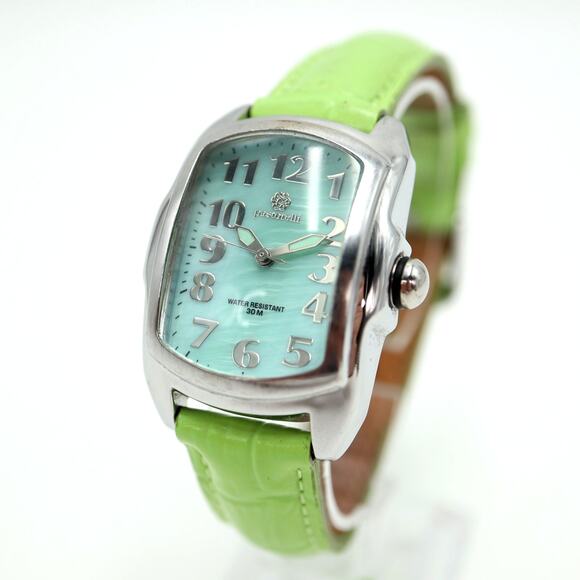 Pastorelli | Accessories | Pastorelli Womens Green Silver Tone Swiss ...